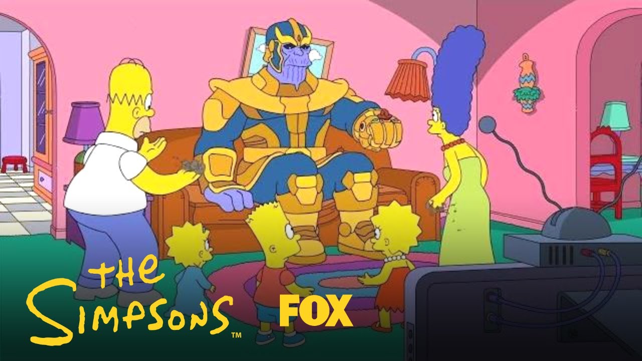 Thanos visits The Simpsons - The Kickz Stand